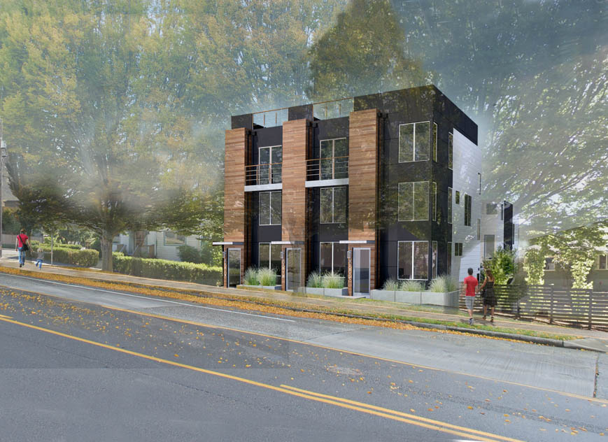 Design review underway for 3 story 8 unit townhouse project on 35thSW ...
